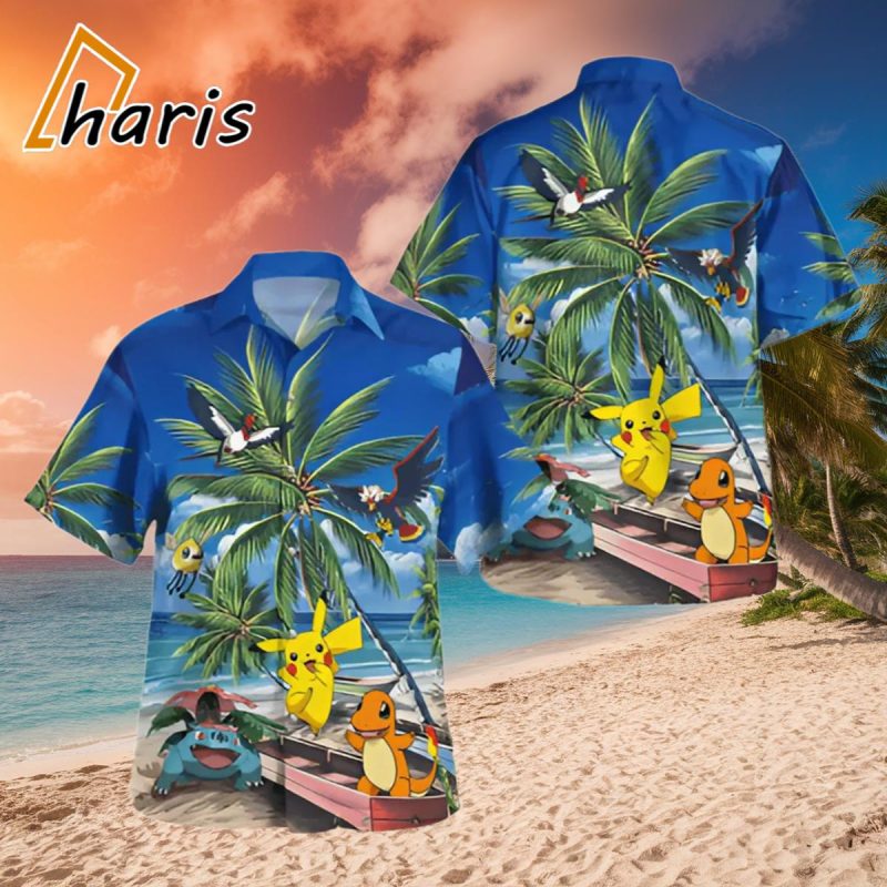 Pokemon Hawaiian Shirt Tropical Summer Gift For Anime Fan - Hot Sale 2026